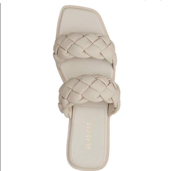 Alias Mae | Shoes | Alias Mae Turner Slide In Bone | Poshmark
